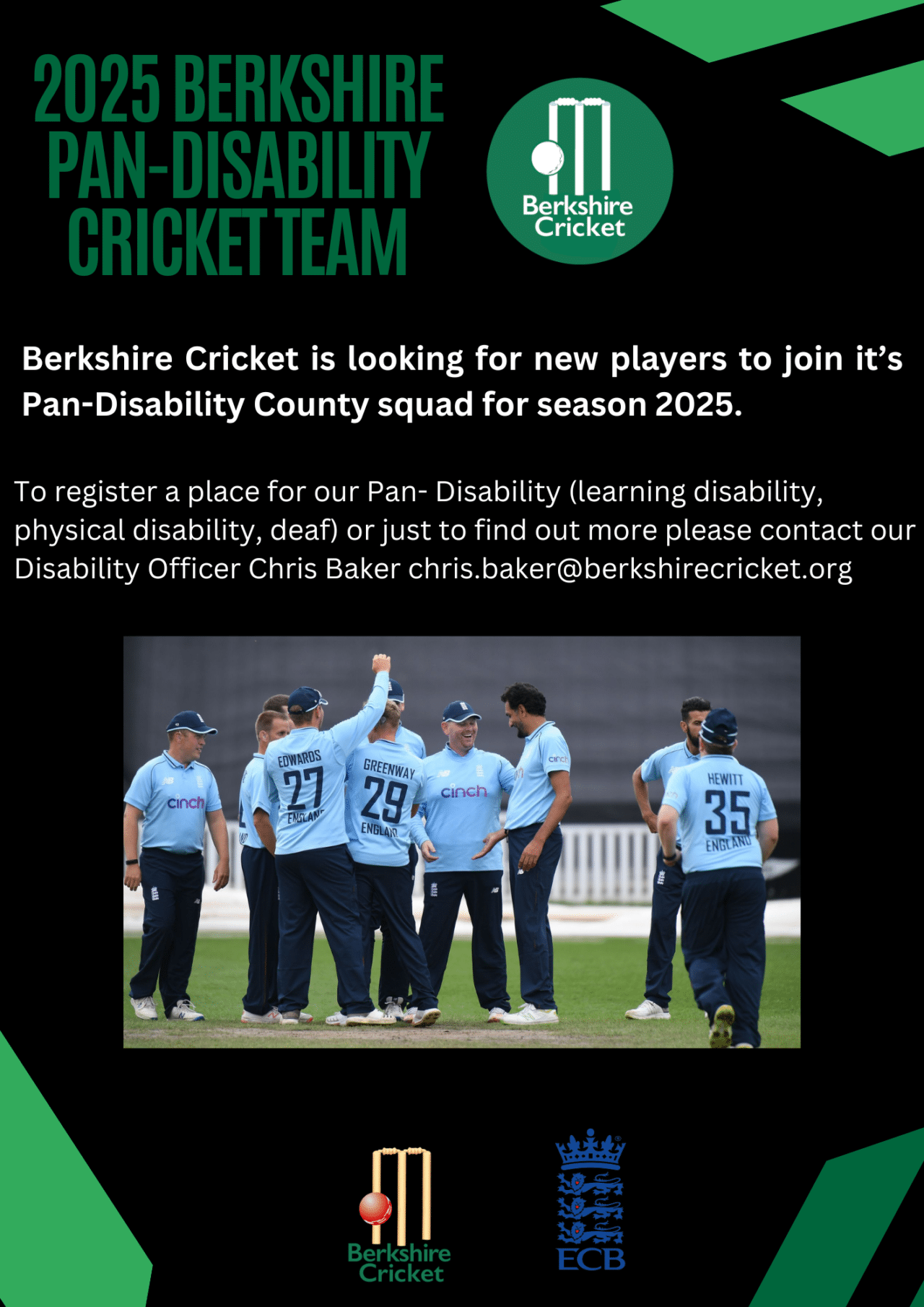Pan Disability – Berkshire Cricket